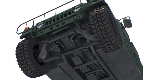 modelo 3d Humvee militar con sistema de armas montado - TurboSquid 2389414