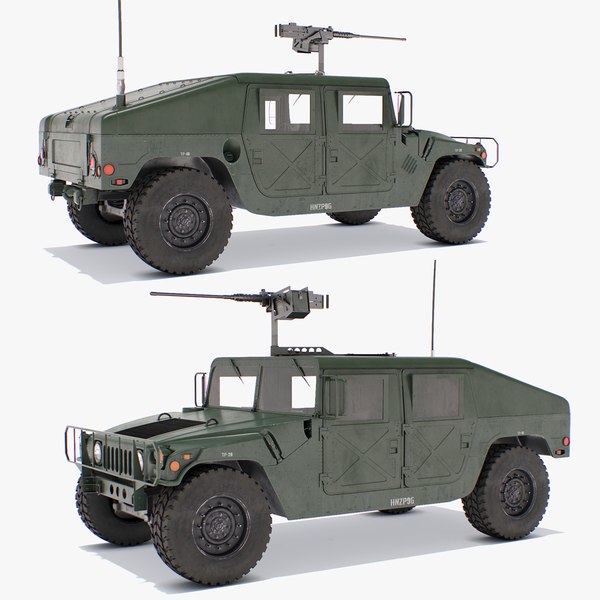 modelo 3d Humvee militar con sistema de armas montado - TurboSquid 2389414