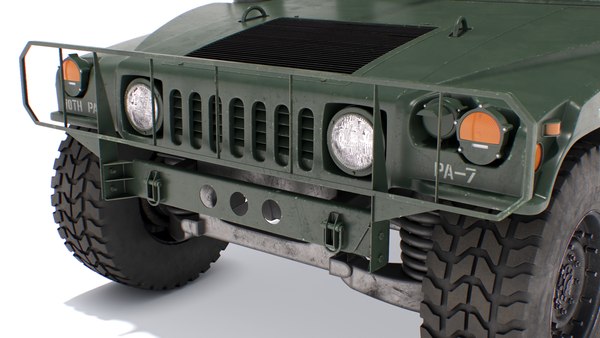 modelo 3d Humvee militar con sistema de armas montado - TurboSquid 2389414