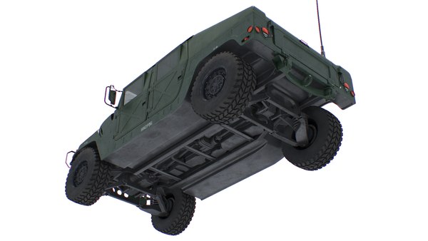 modelo 3d Humvee militar con sistema de armas montado - TurboSquid 2389414