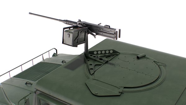 modelo 3d Humvee militar con sistema de armas montado - TurboSquid 2389414