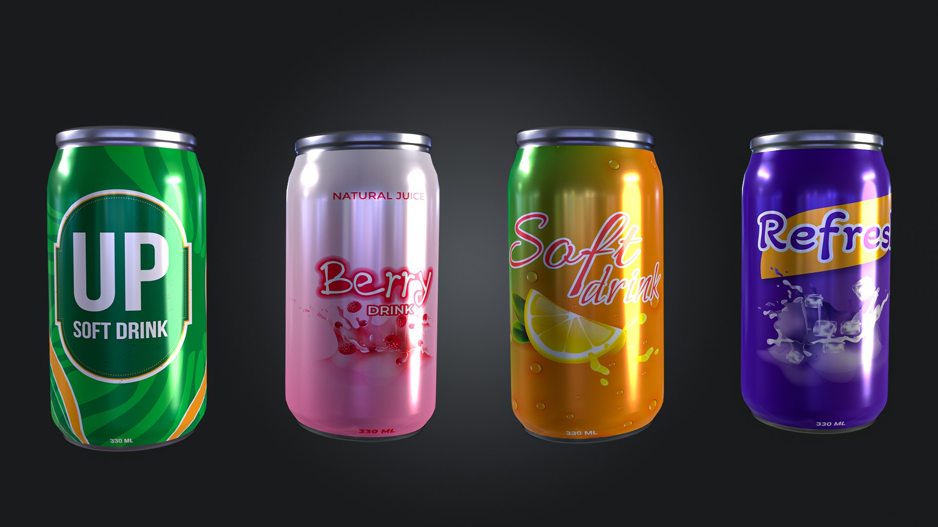 3D Can Of Soda Model - TurboSquid 2138699
