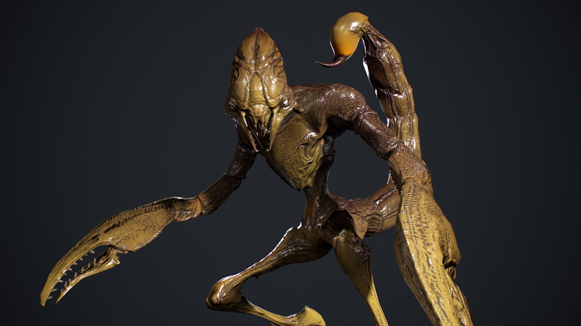Scorpion Creature 3D Model - TurboSquid 1971364