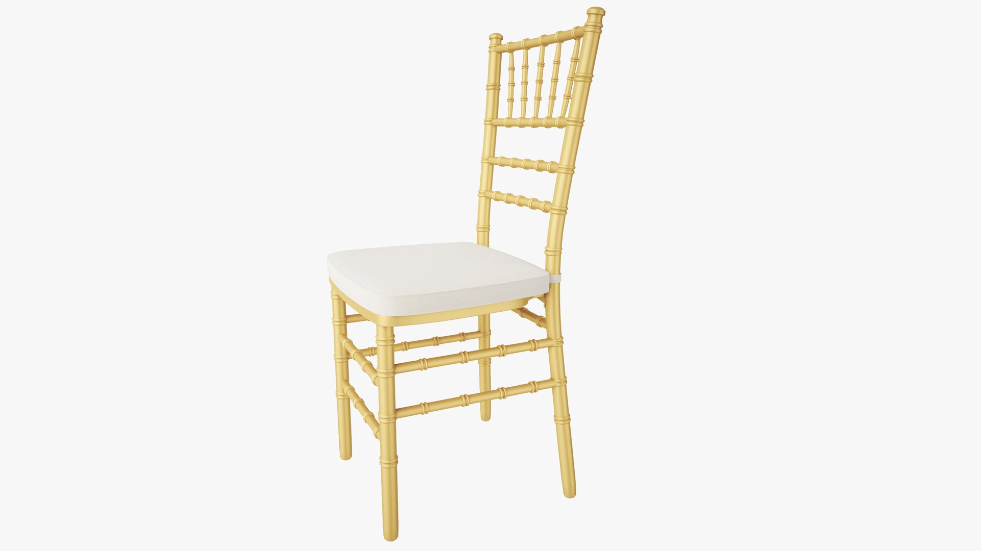 Gold Wood Stacking Chiavari Chair 3D Model - TurboSquid 1722275