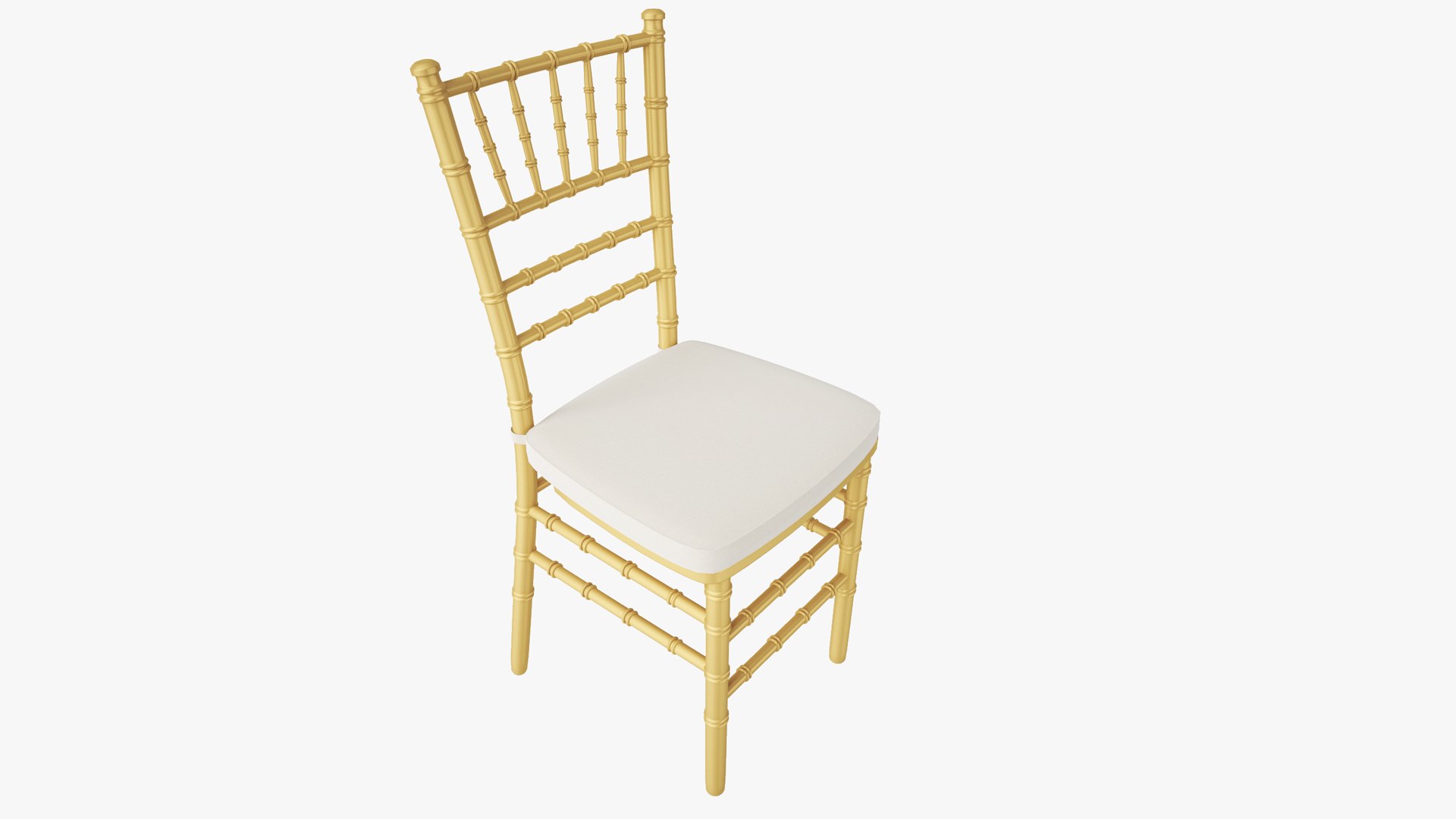 Gold Wood Stacking Chiavari Chair 3D Model - TurboSquid 1722275