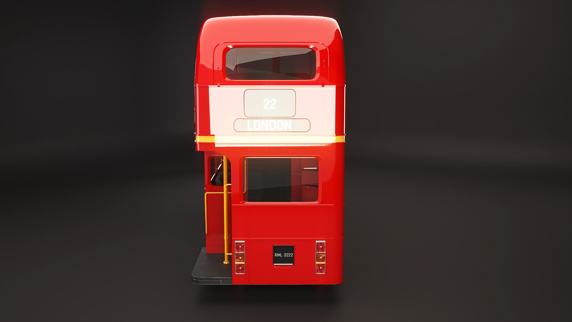 3D Routemaster Classic London Bus - TurboSquid 2316044