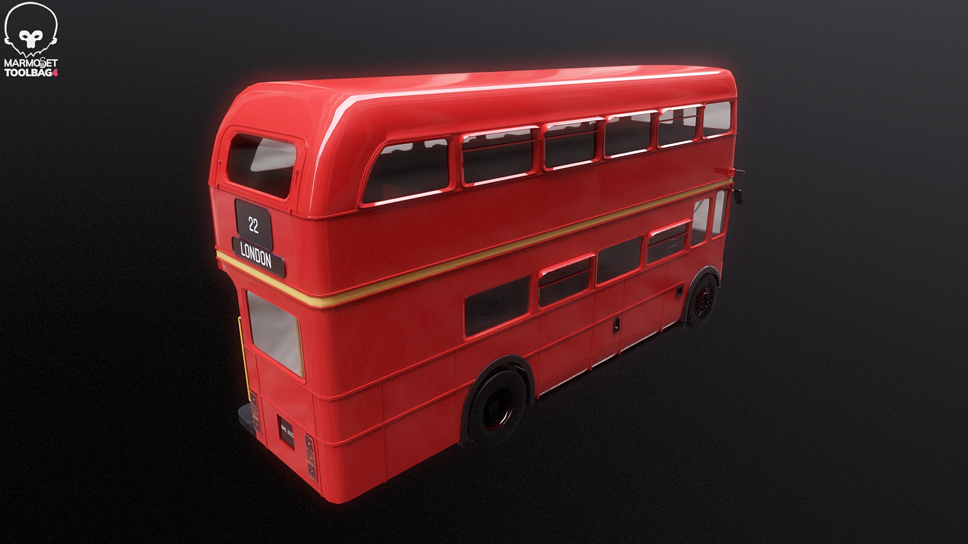 3D Routemaster Classic London Bus - TurboSquid 2316044