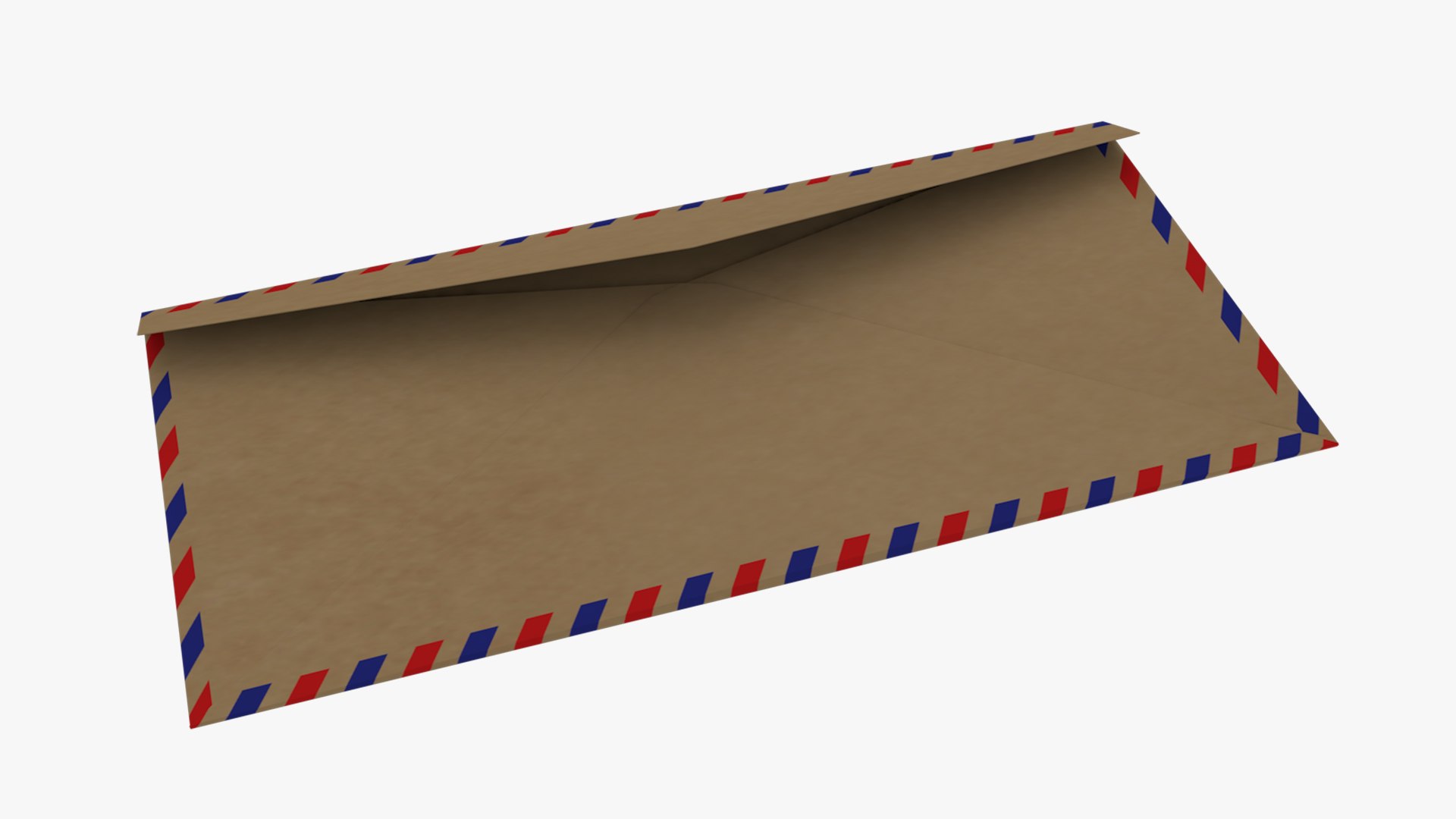3D Air Mail Window Envelope Size DL Style POCKET - TurboSquid 2248190