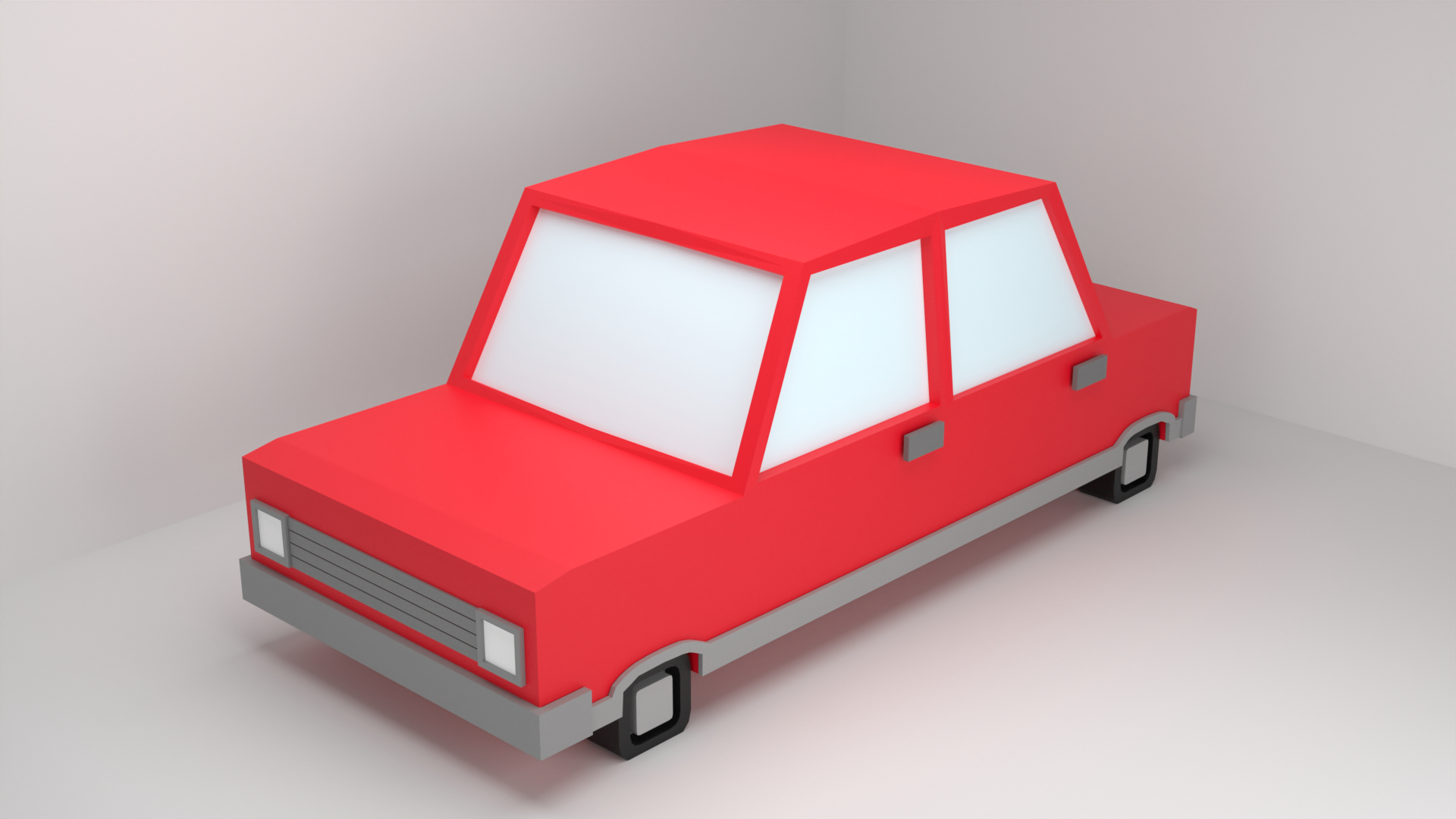 Cartoony low poly car 3D model - TurboSquid 1985170