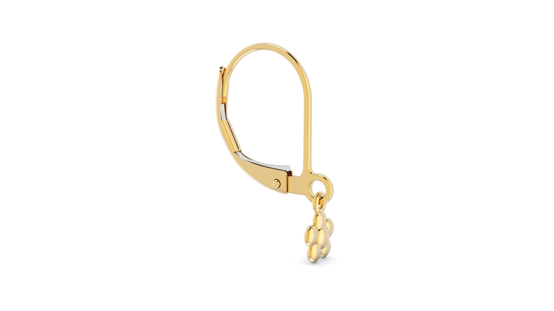 Lever Back Earring Finding 3D Model - TurboSquid 2021717