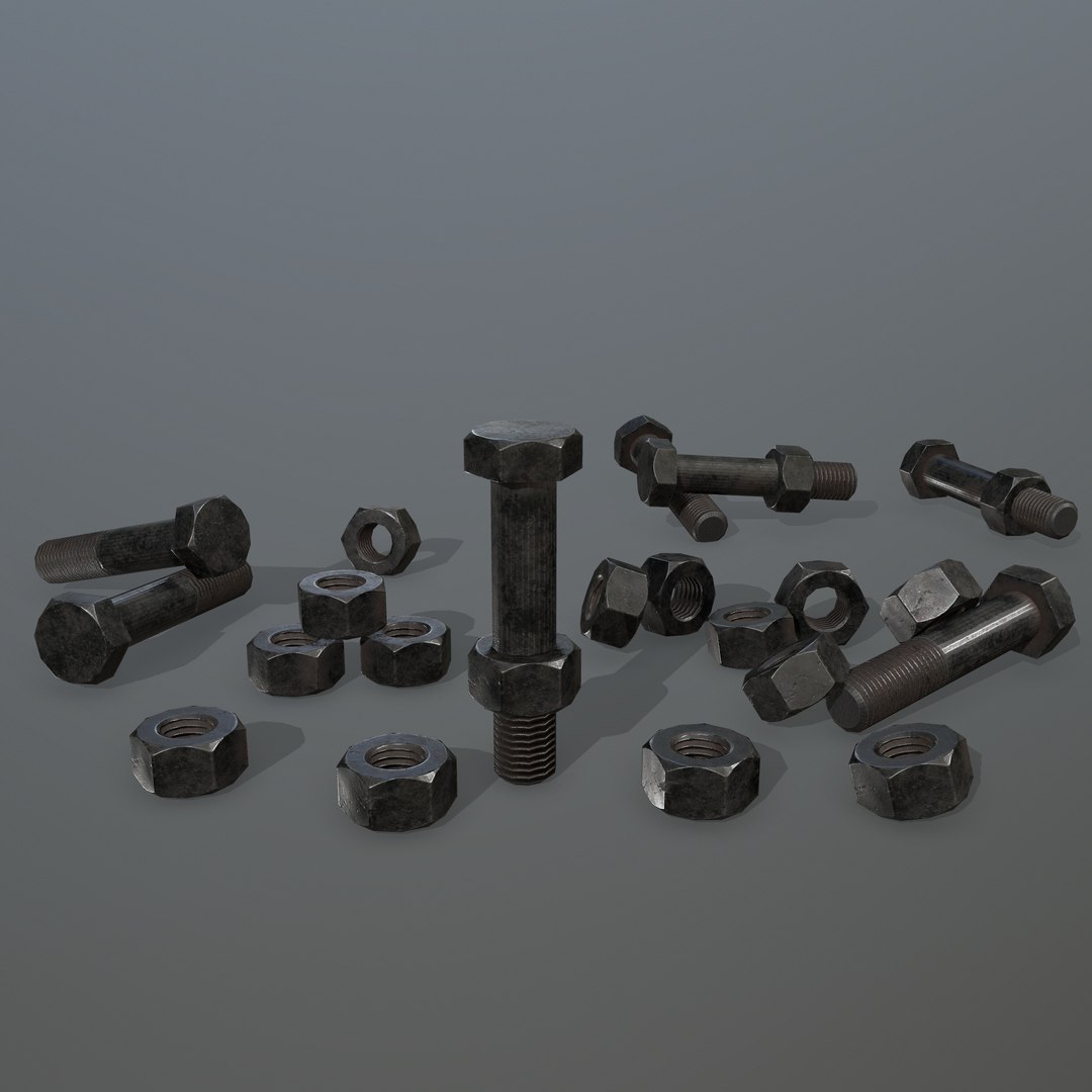 Bolts 3D Model - TurboSquid 1507555