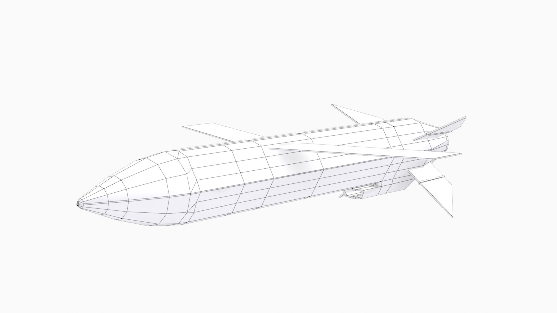 Japanese Type12 Anti Ship Missile Upgrade 3d Model Turbosquid 2268381