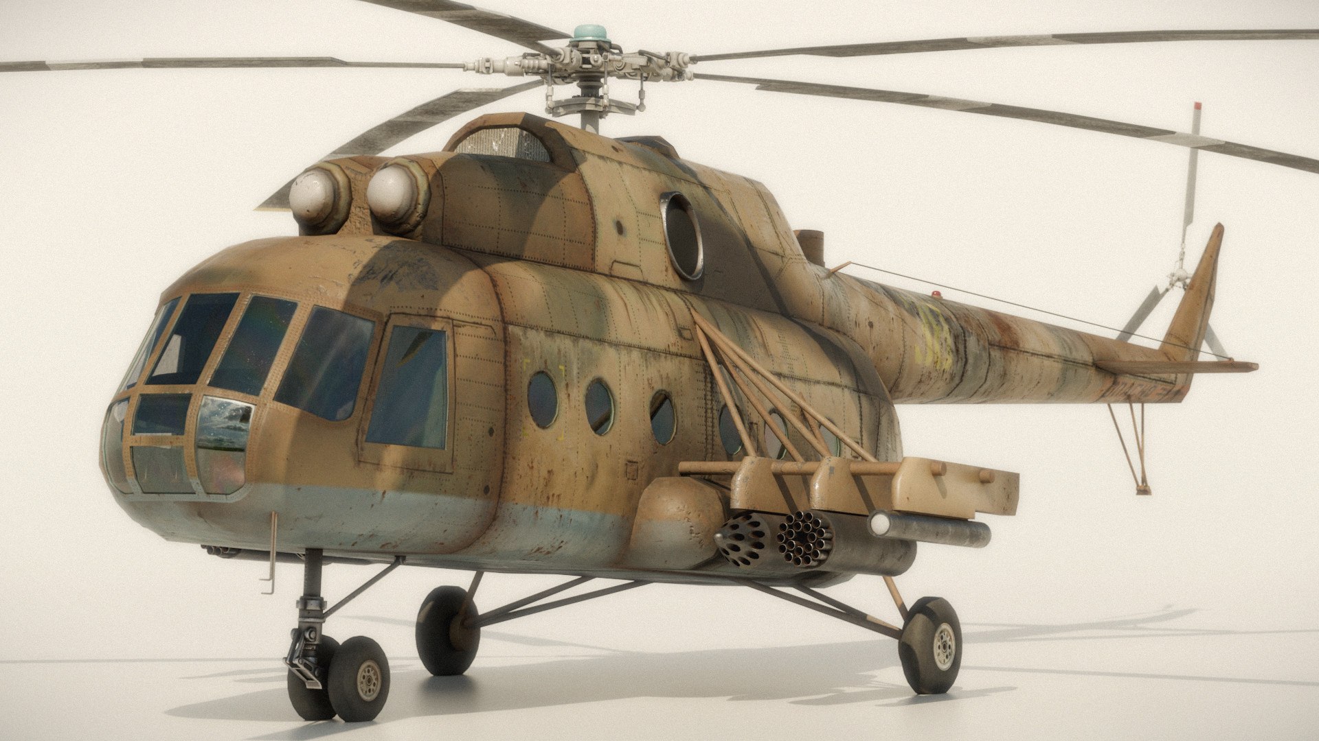 Military Transport Helicopter 3D Model - TurboSquid 2292150