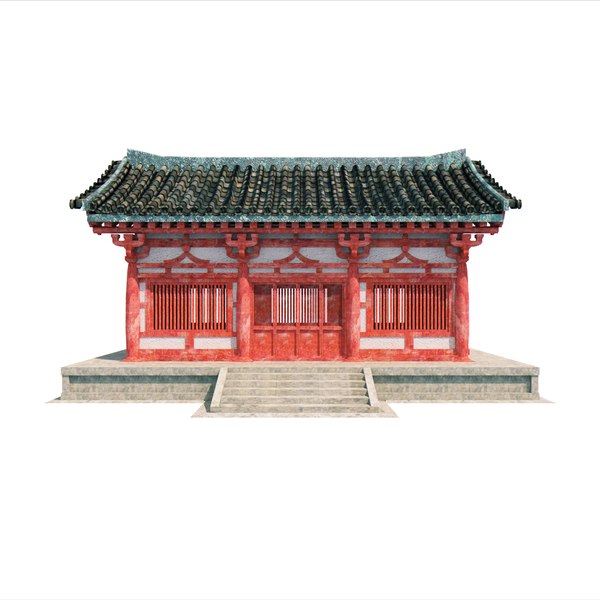 chinese building 3d model