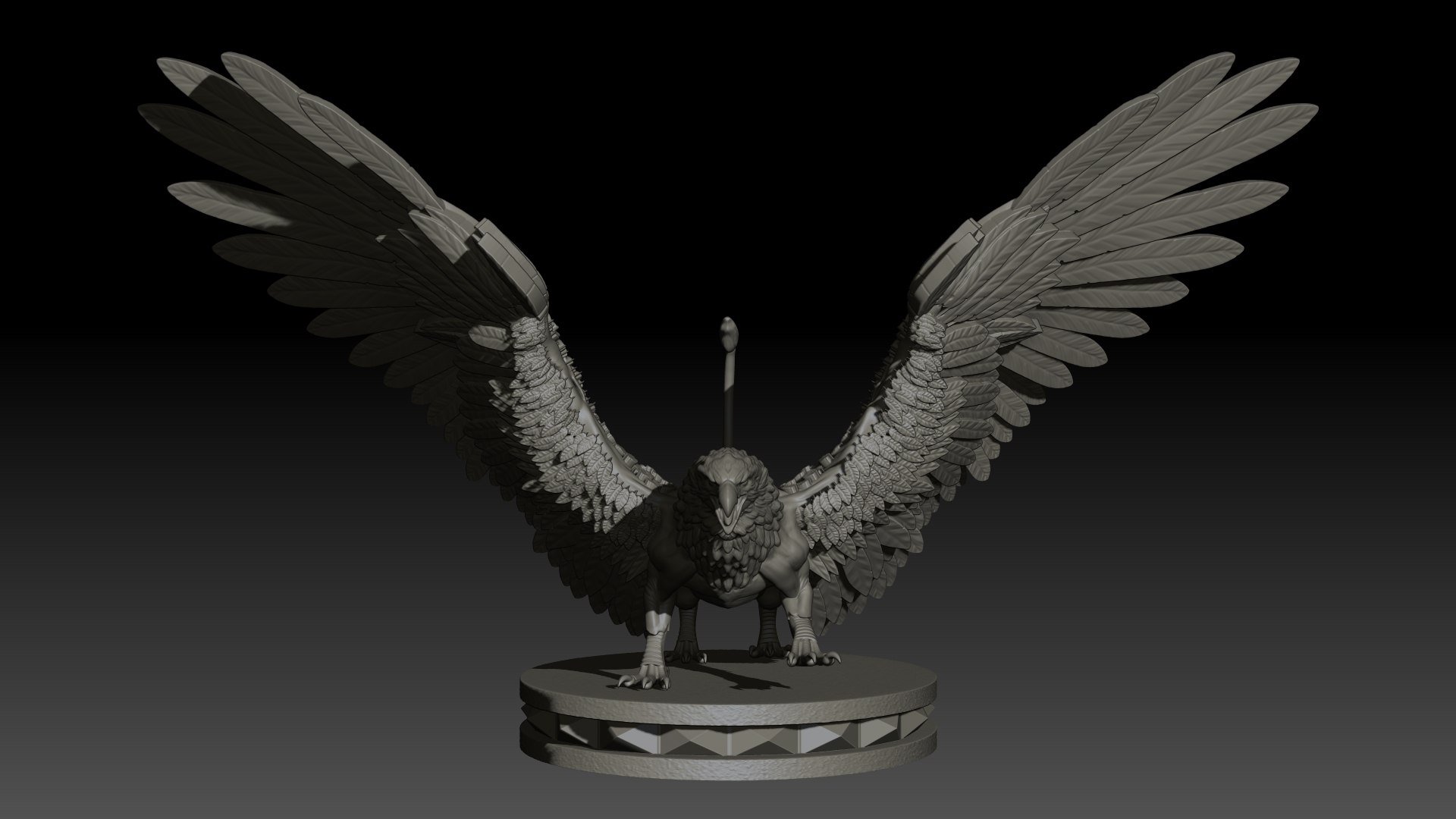 3D Griffon High Poly For 3d Print - TurboSquid 2395729