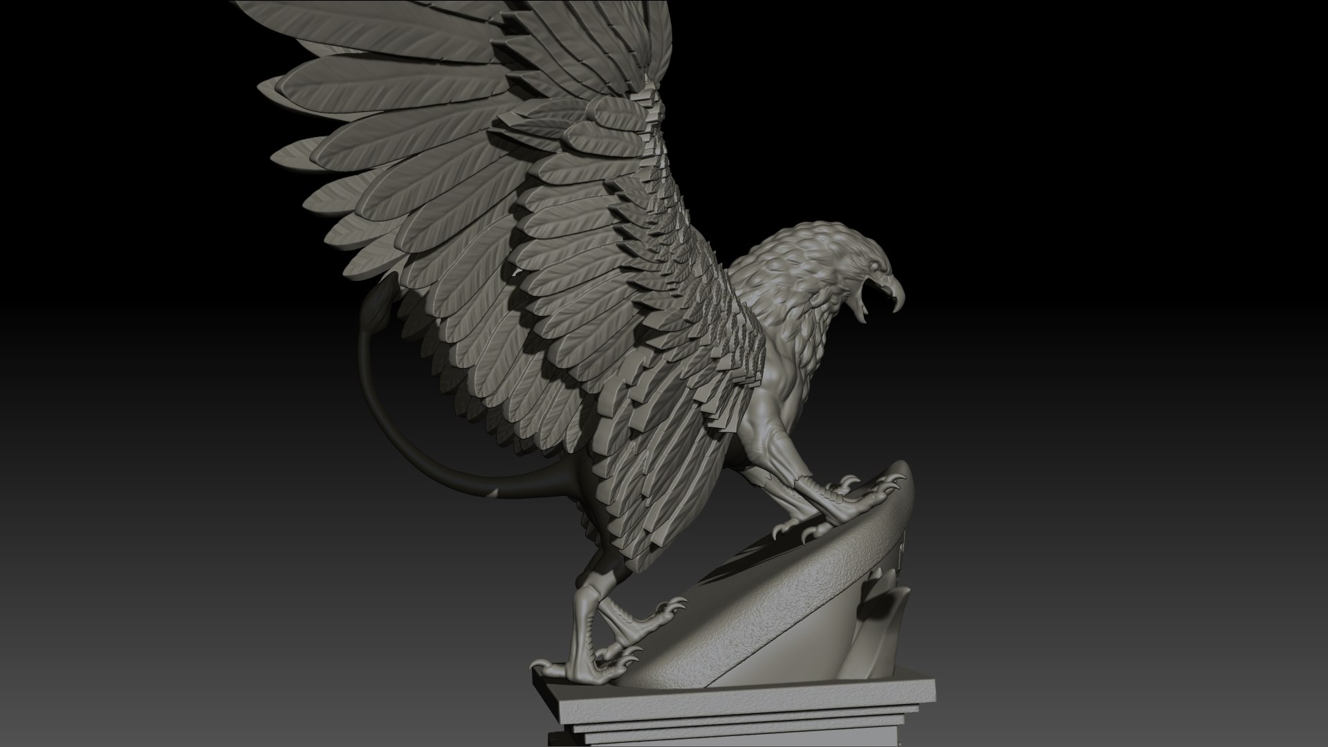 3D Griffon High Poly For 3d Print - TurboSquid 2395729
