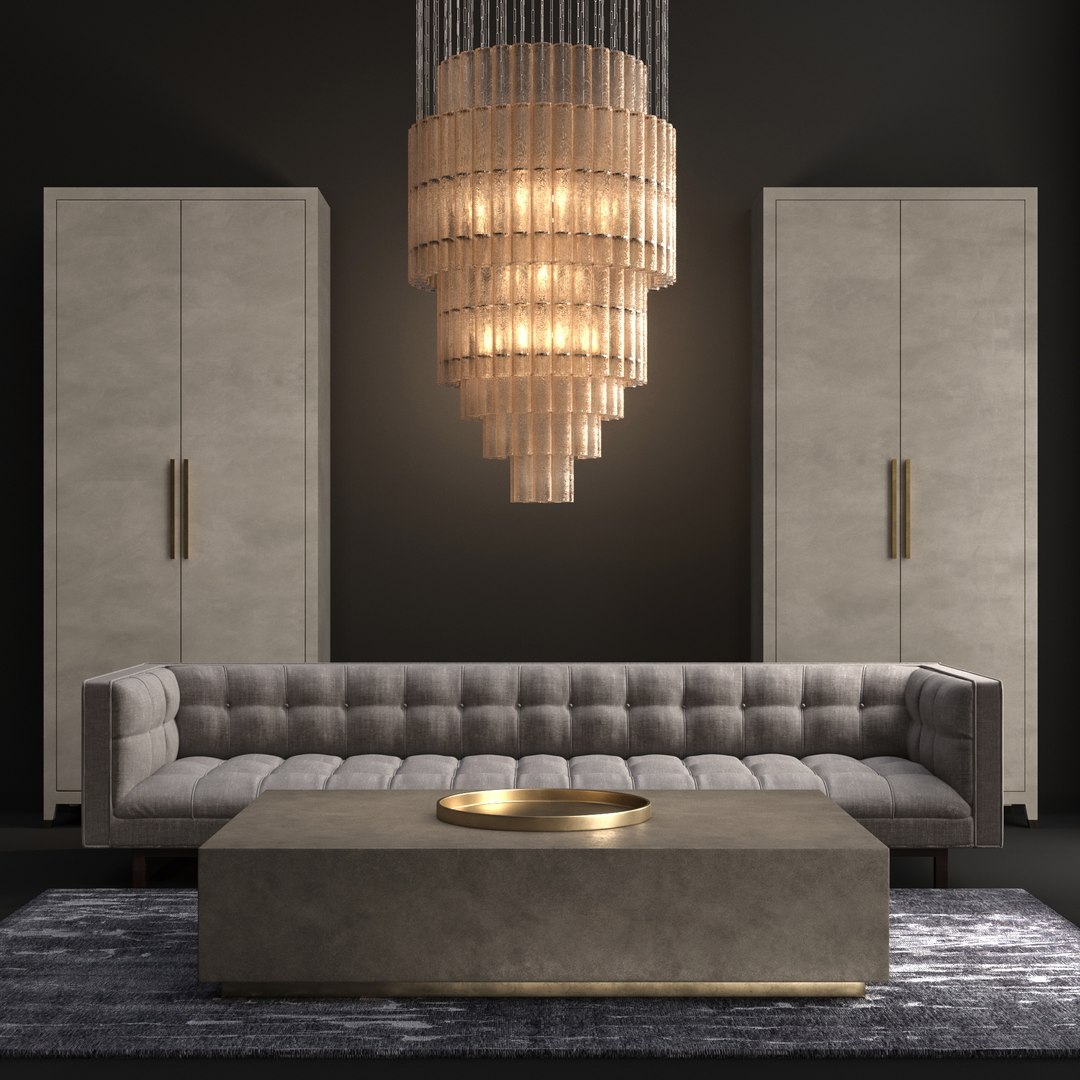3D Restoration Hardware Set Model - TurboSquid 1459990
