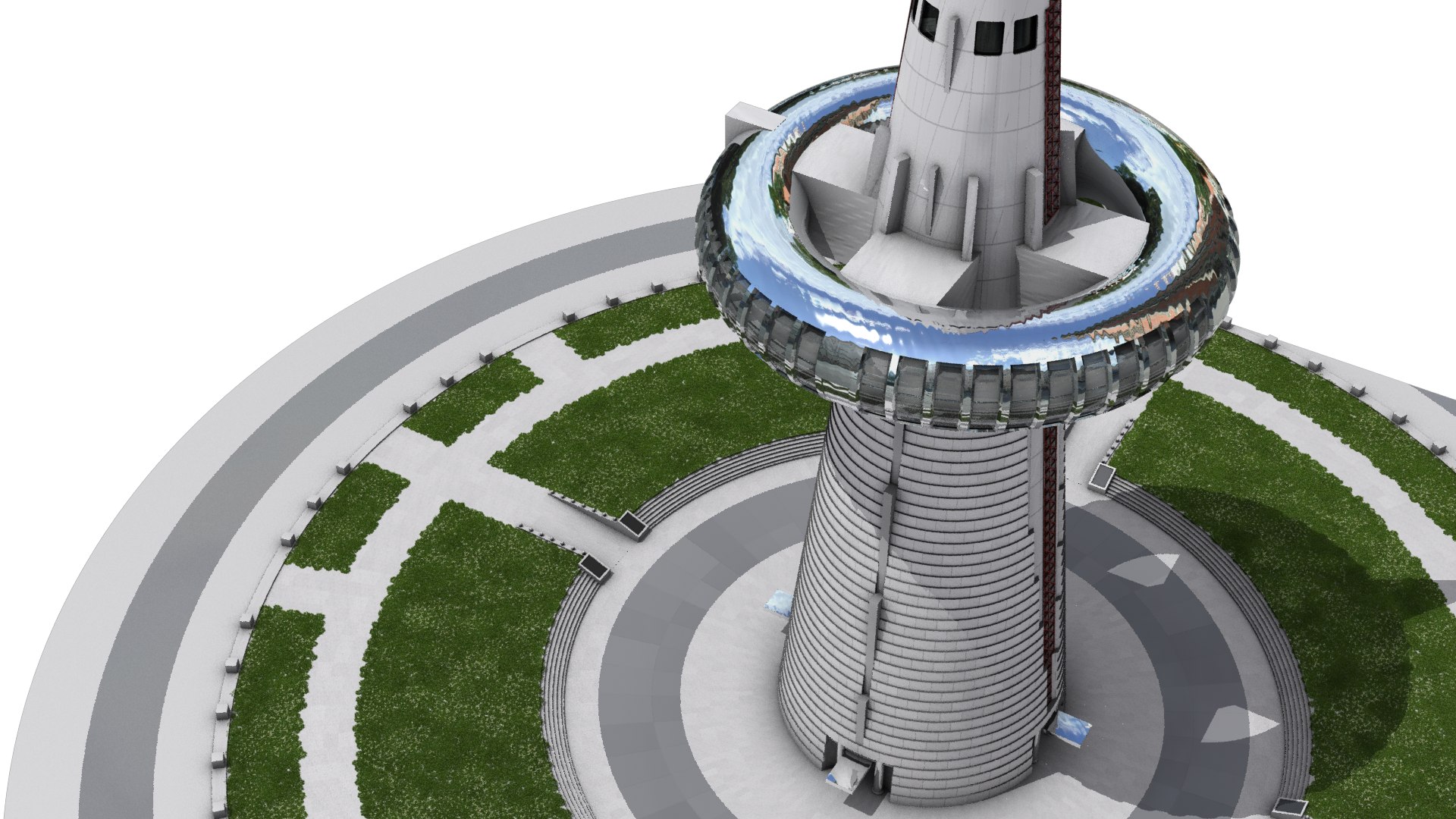 3D Observation Tower Model - TurboSquid 1444974