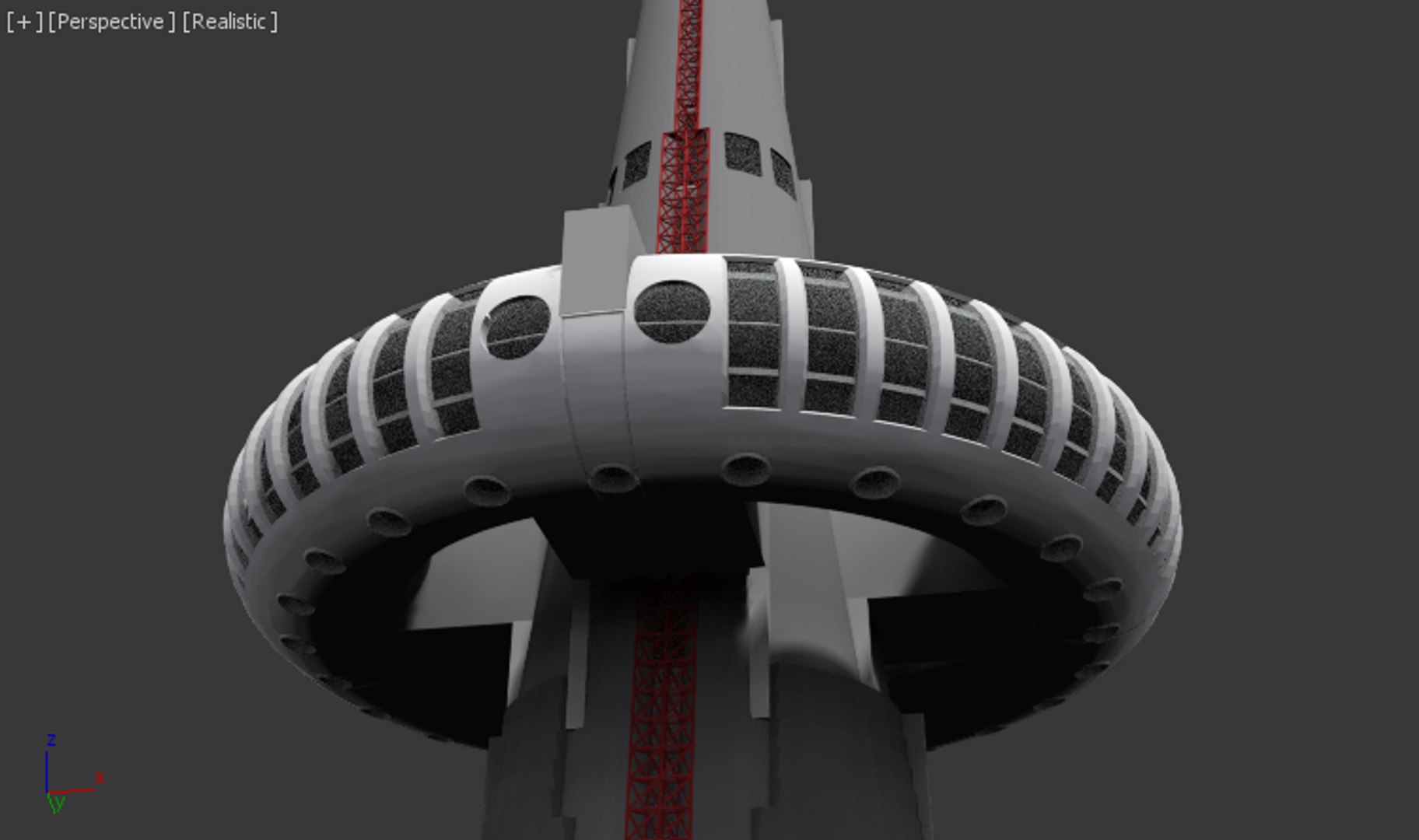 3D Observation Tower Model - TurboSquid 1444974