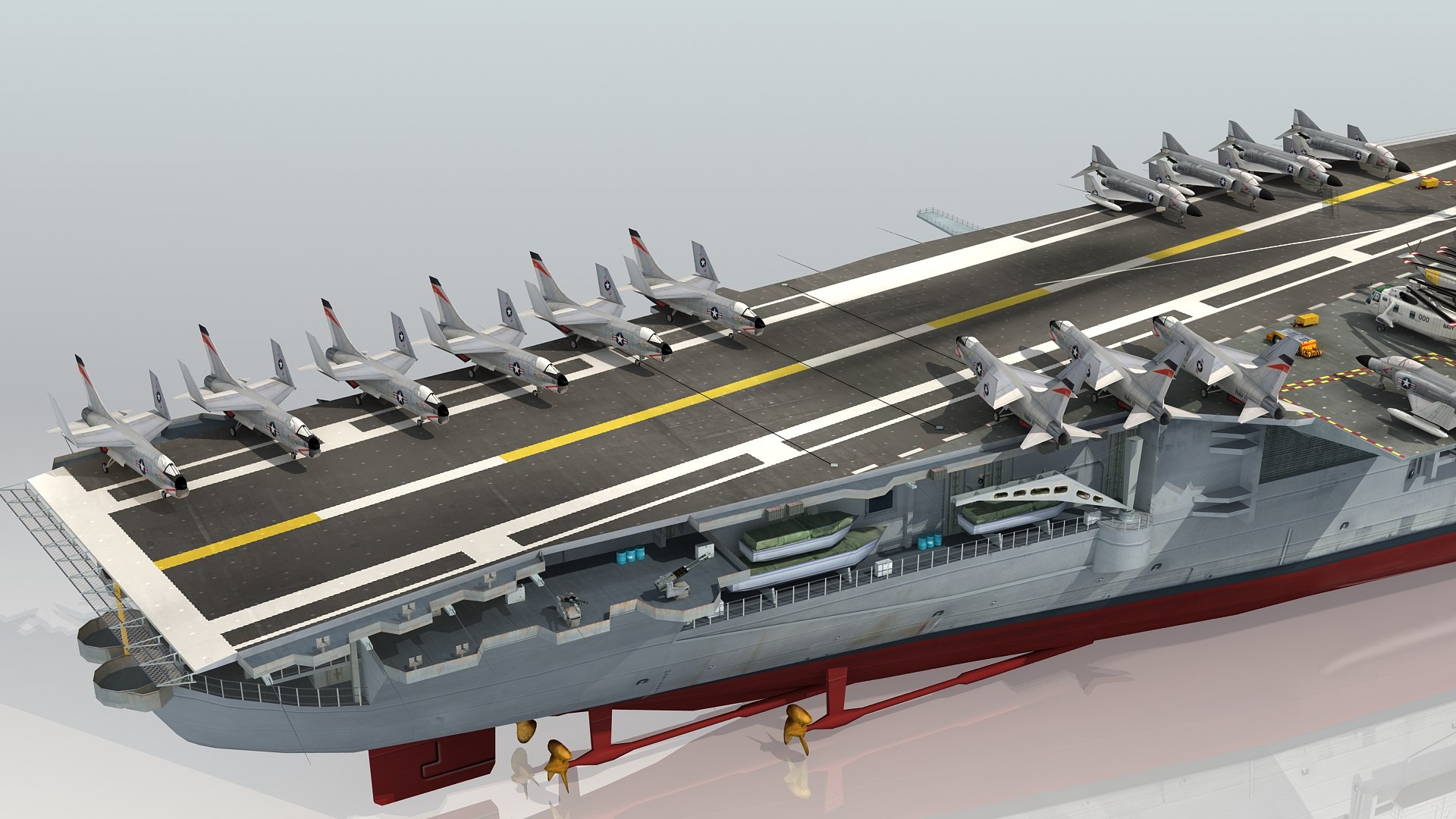 USS Bennington CV-20 3D - TurboSquid 2076743