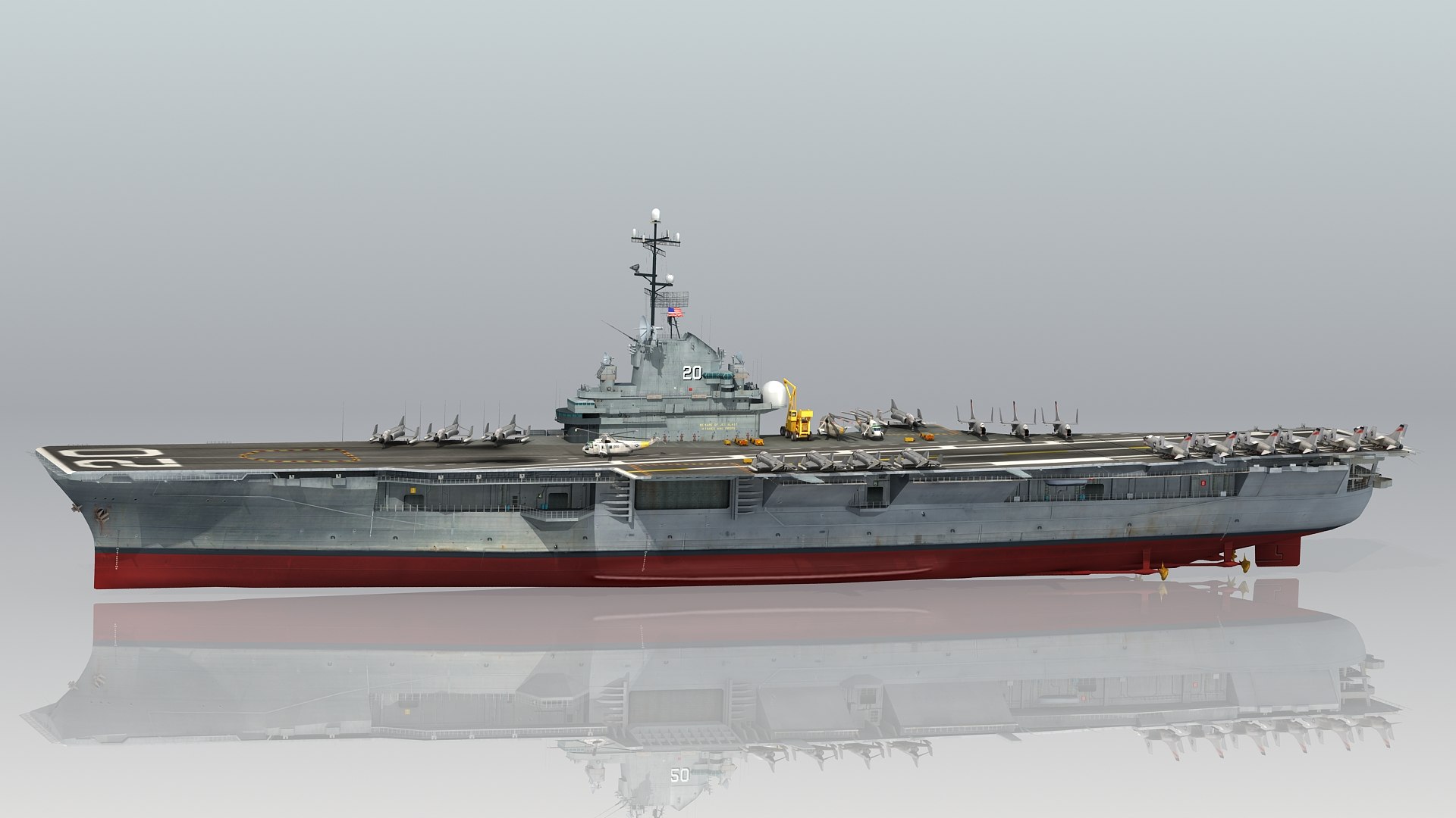 USS Bennington CV-20 3D - TurboSquid 2076743