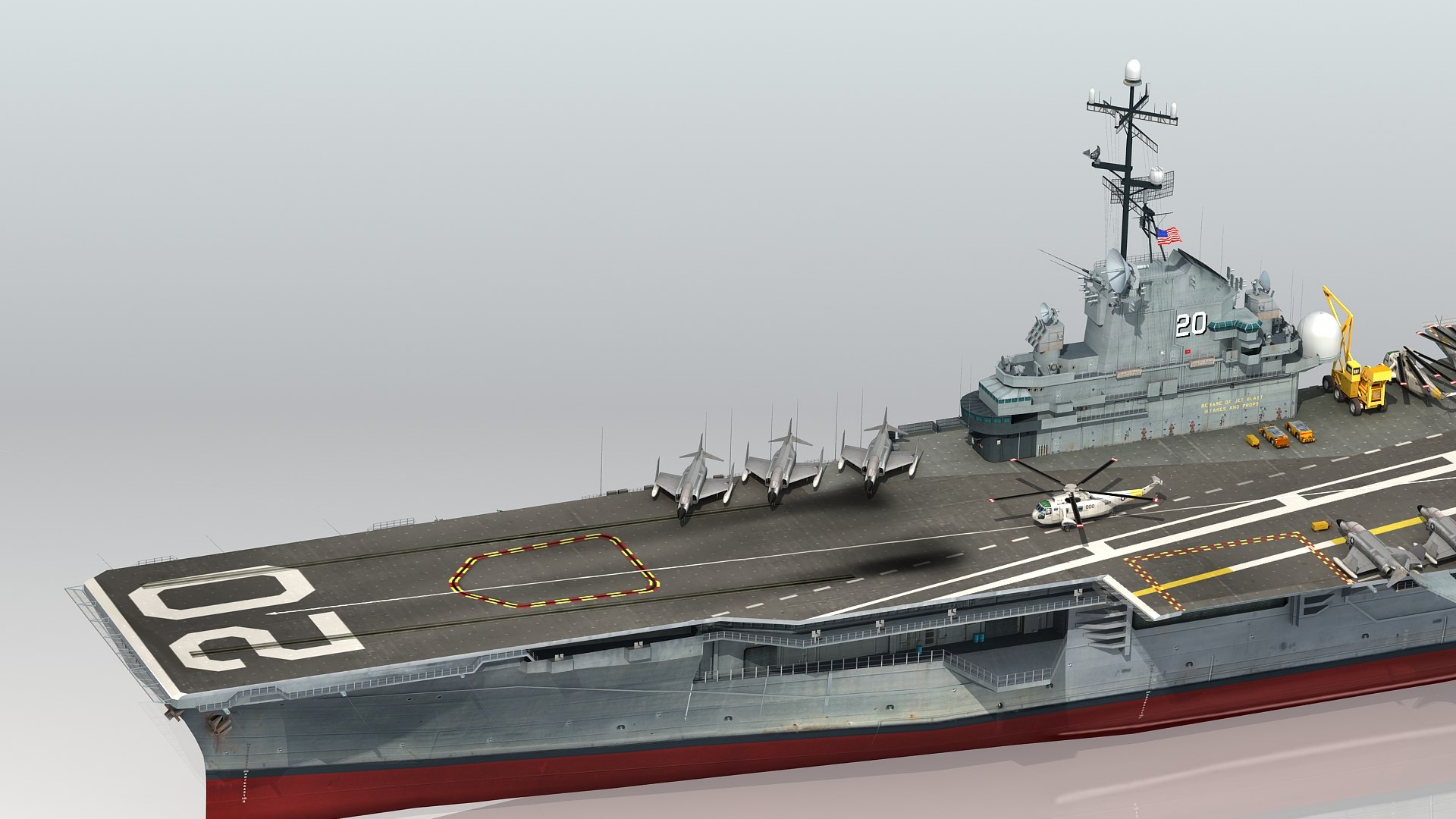 USS Bennington CV-20 3D - TurboSquid 2076743