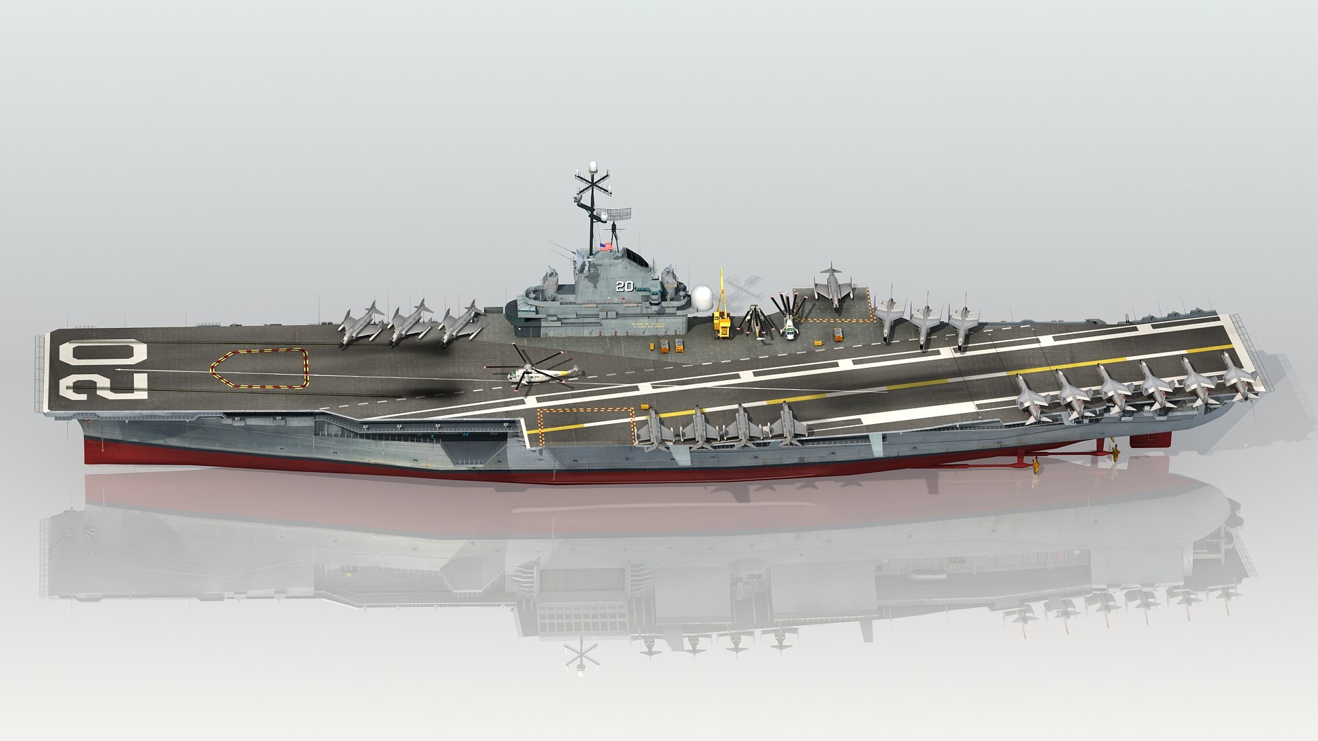 USS Bennington CV-20 3D - TurboSquid 2076743