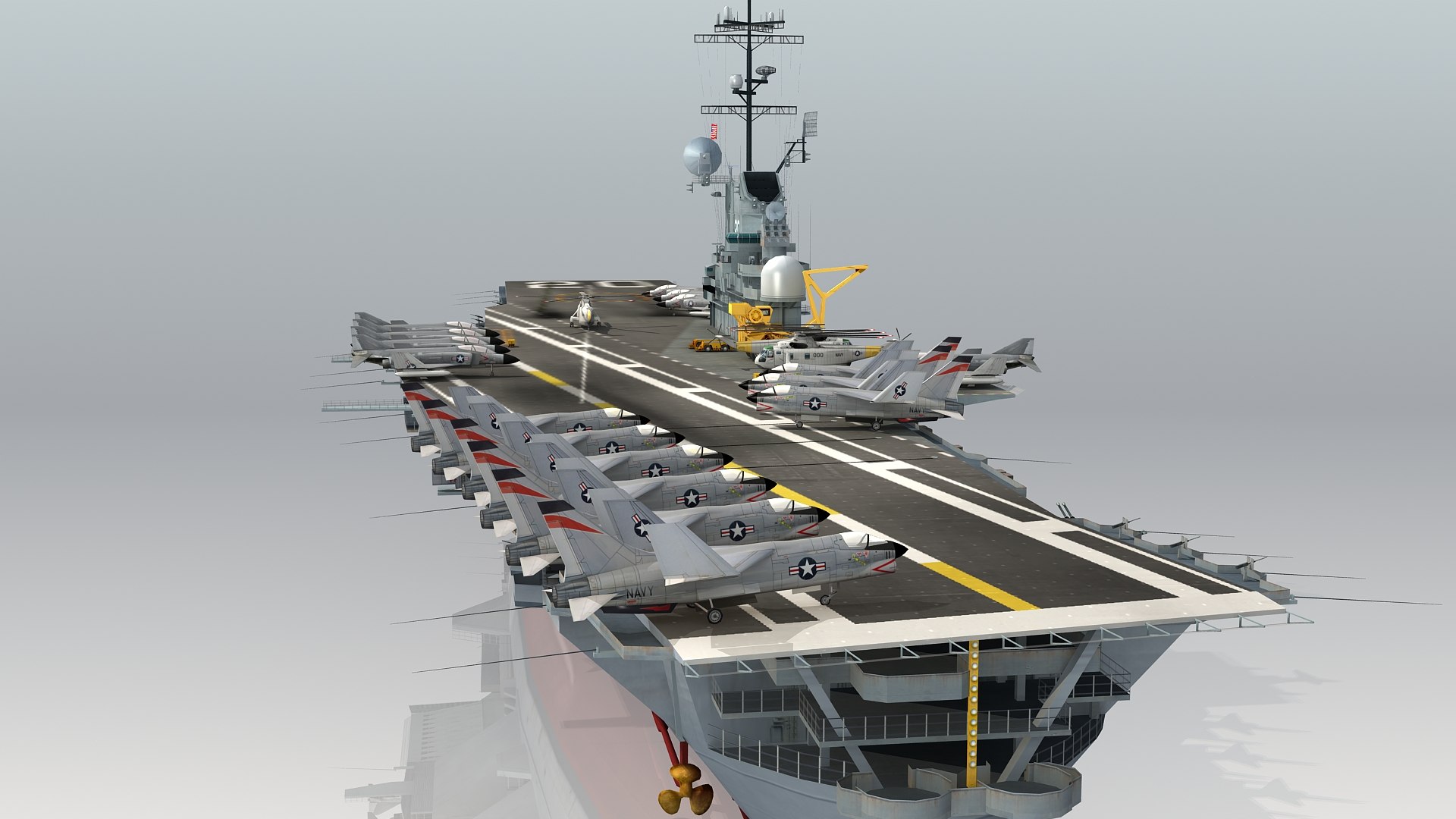 USS Bennington CV-20 3D - TurboSquid 2076743