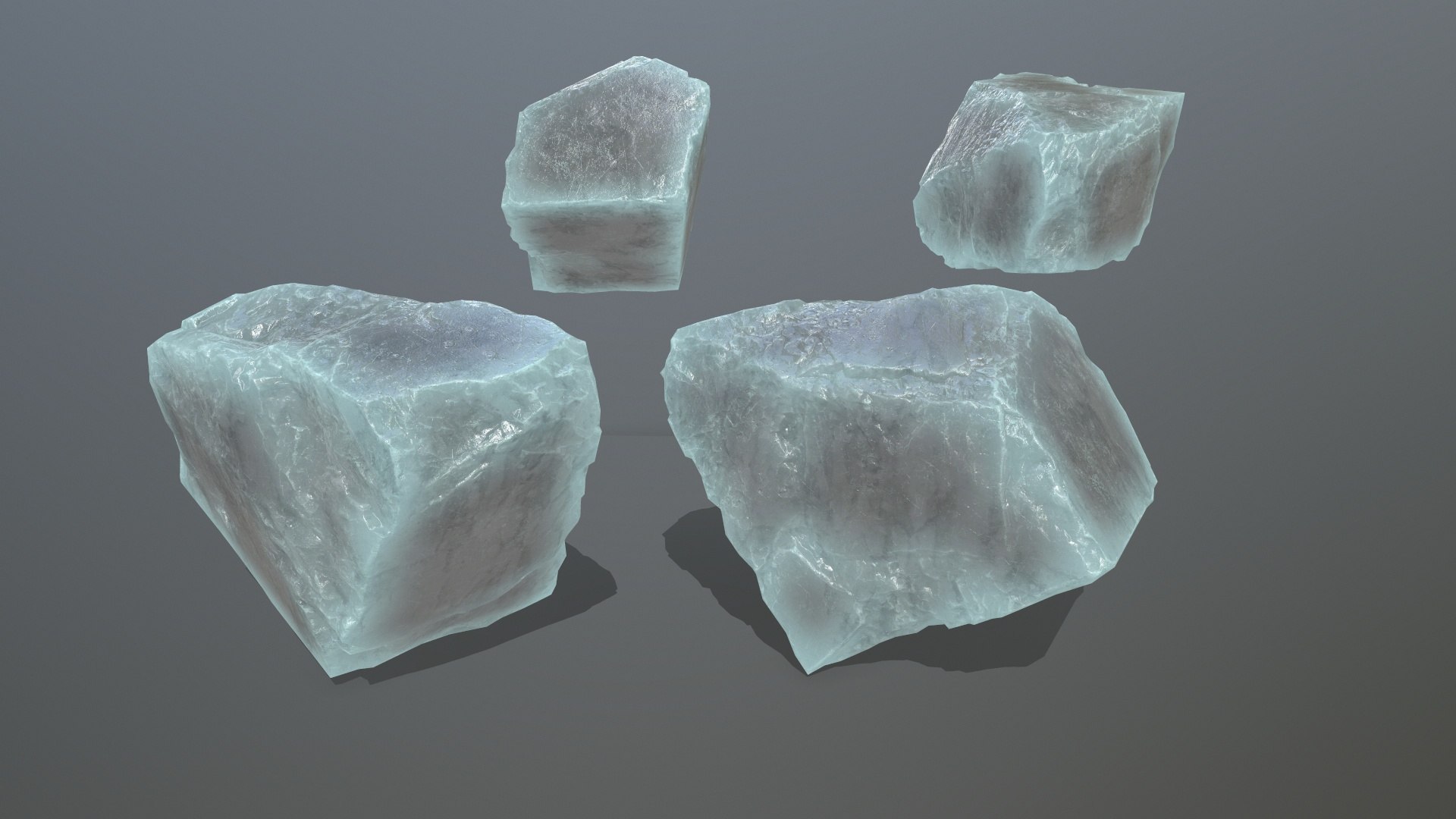 3D Ice Rock - TurboSquid 1621043