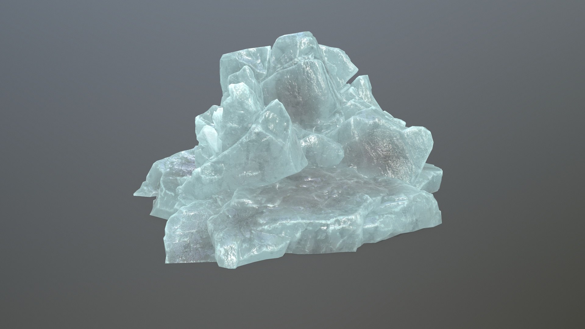 3D Ice Rock - TurboSquid 1621043