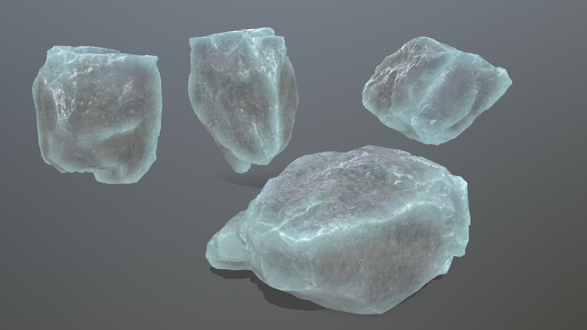 3D Ice Rock - TurboSquid 1621043