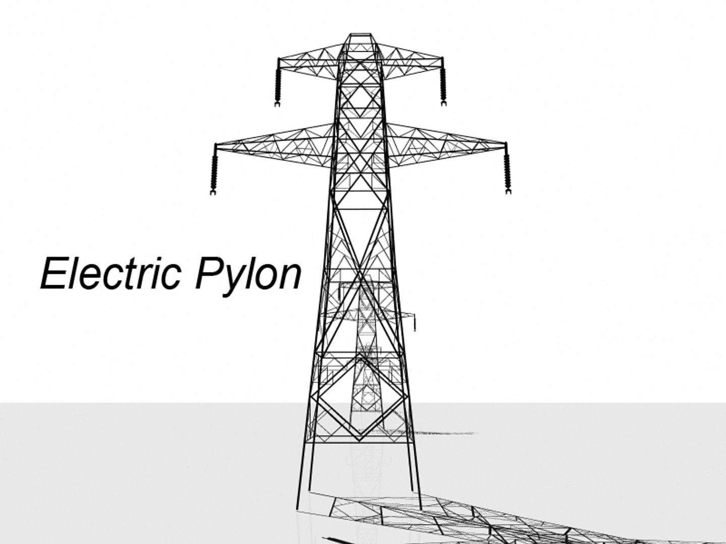 Electric Pylon 3d Model