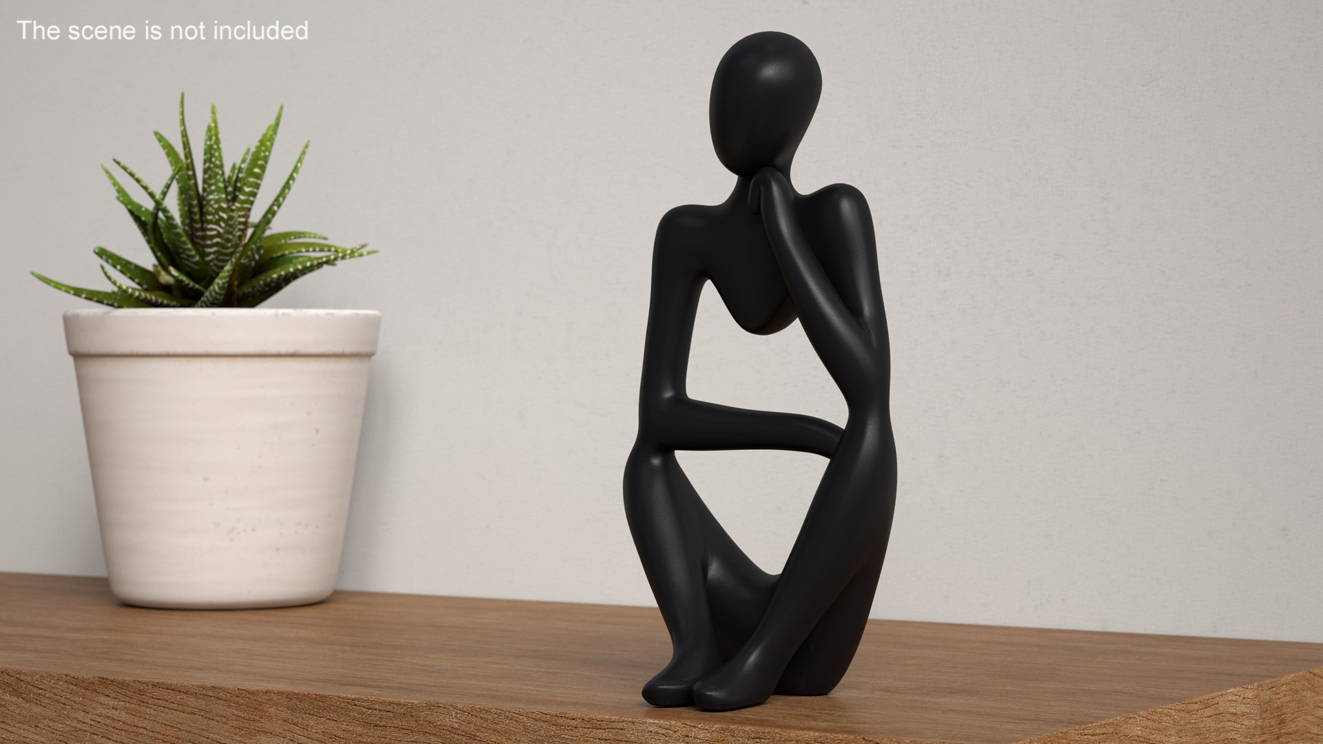 3D Artistic Human Sculpture Black Model - TurboSquid 2211526