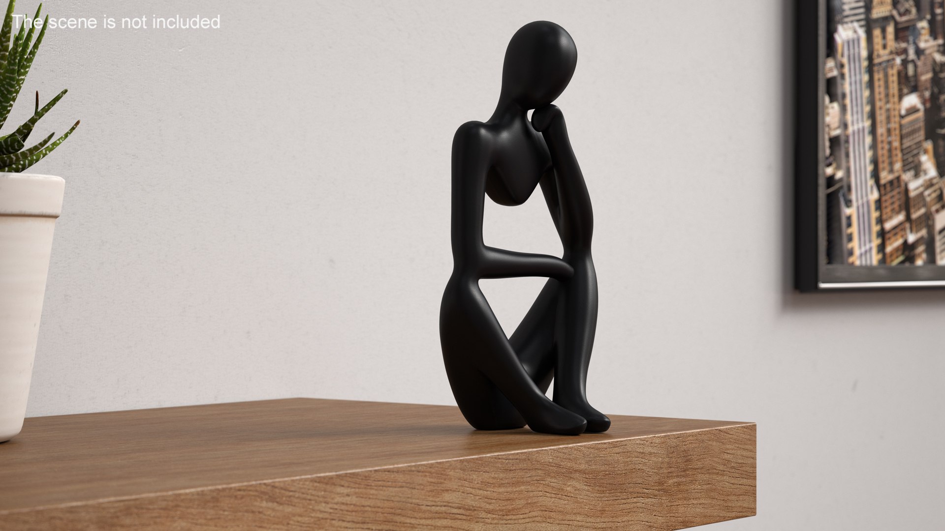 3D Artistic Human Sculpture Black Model - TurboSquid 2211526