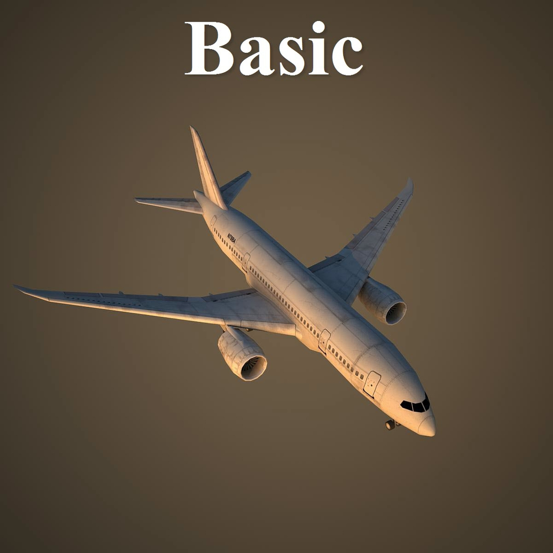 3dsmax Boeing Basic