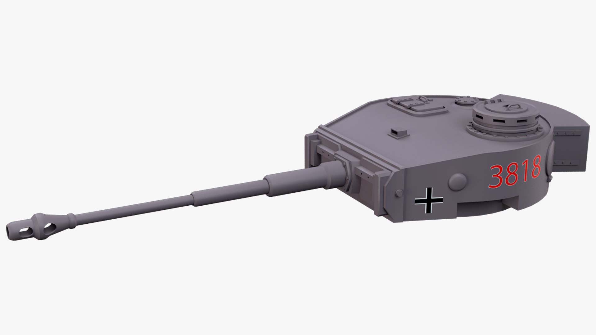 3D German Tiger 1 Panger Model - TurboSquid 1486422