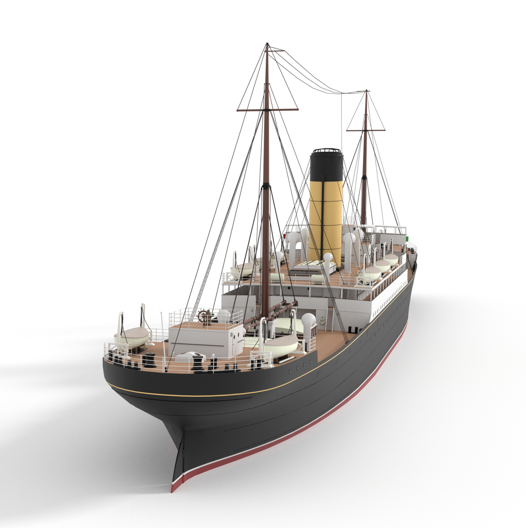 3D Steam Ship model - TurboSquid 1864904