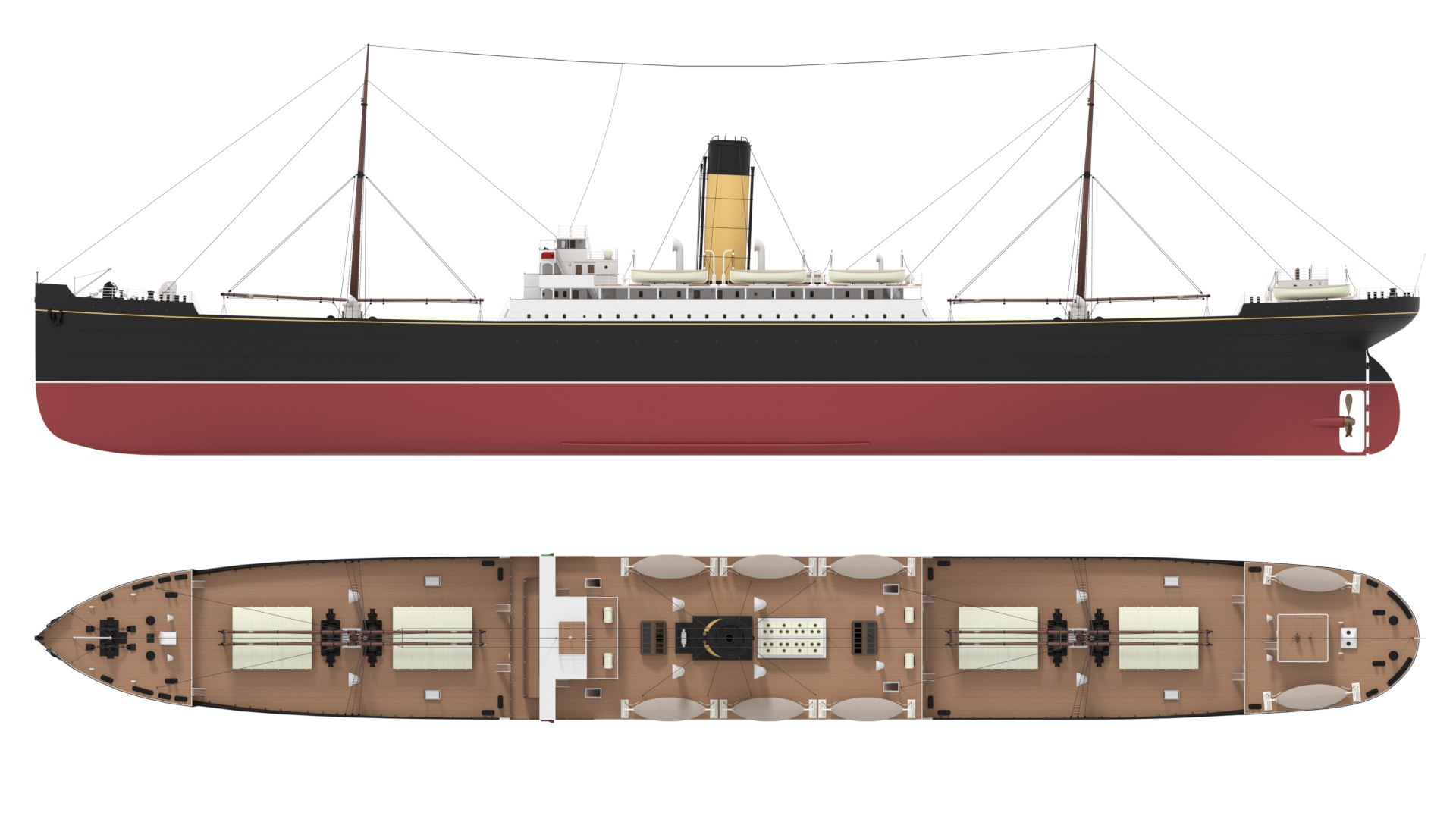 3D Steam Ship Model - TurboSquid 1864904