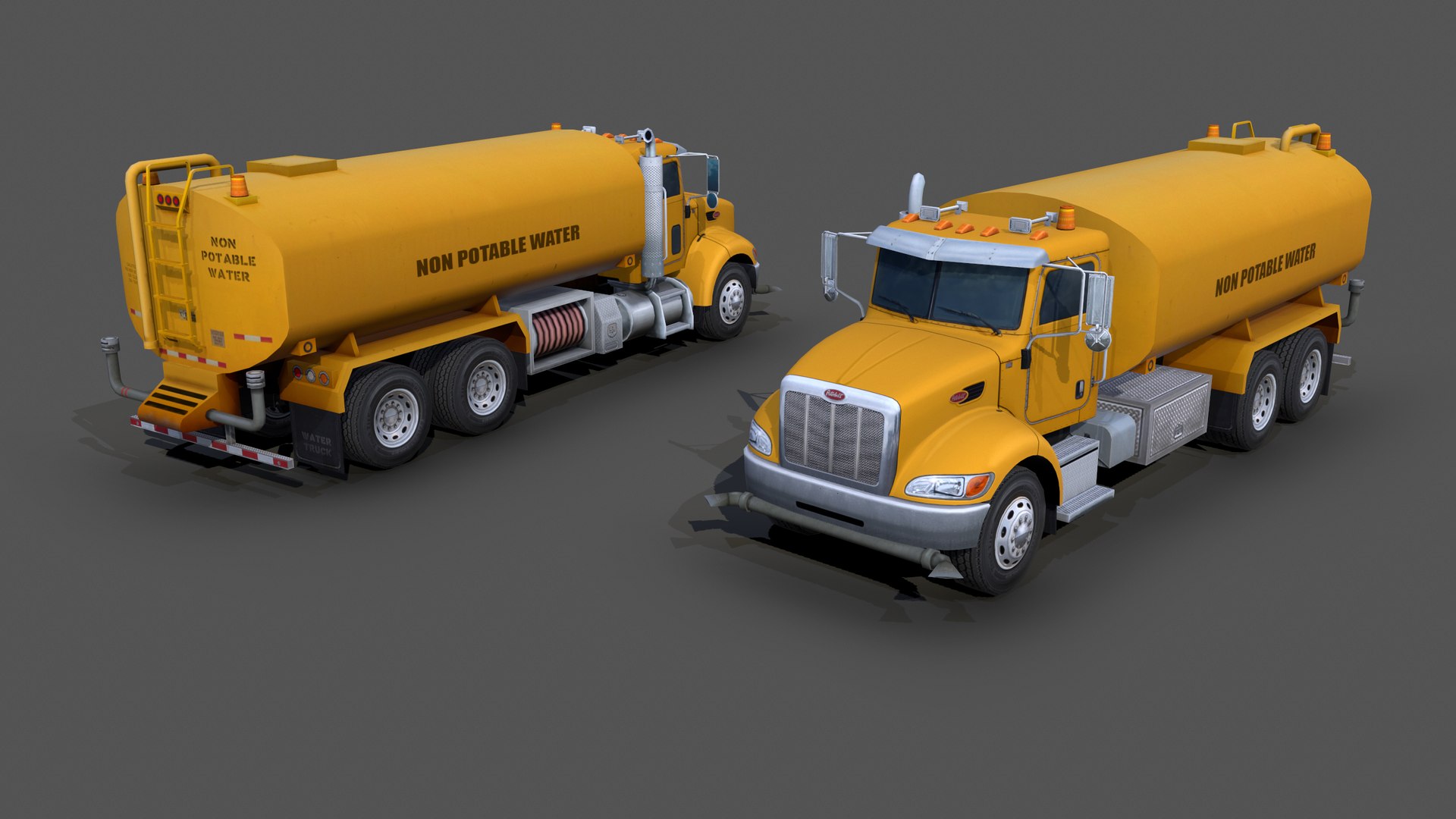3D Model Peterbilt 340 2008 Water Truck S03 - TurboSquid 2062029