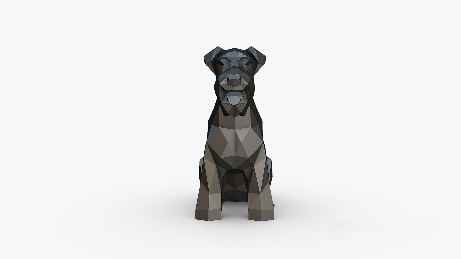 3D Model Schnauzer Dog Figure - TurboSquid 2281682
