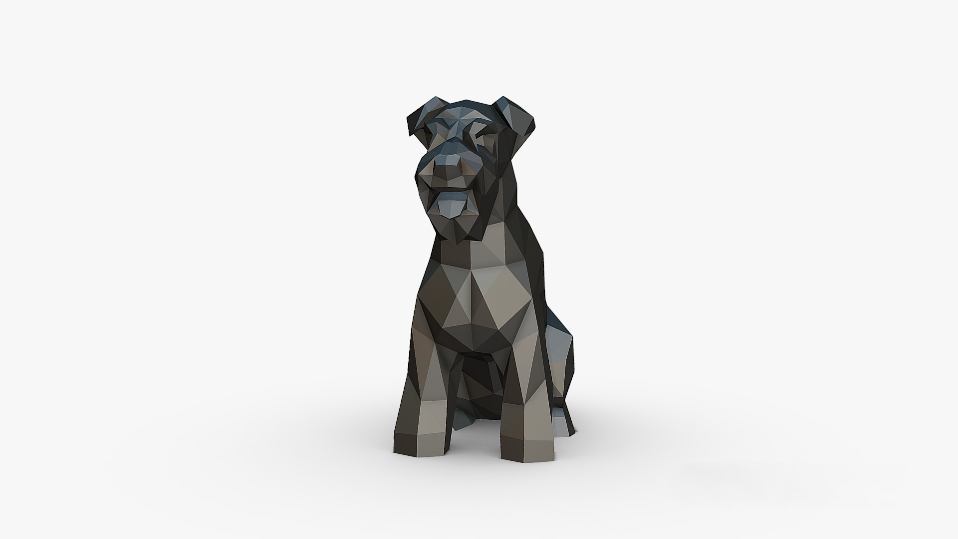 3D Model Schnauzer Dog Figure - TurboSquid 2281682