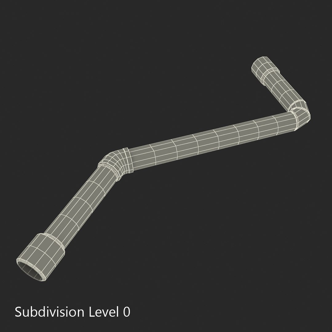 3d broken iron pipe 14 model