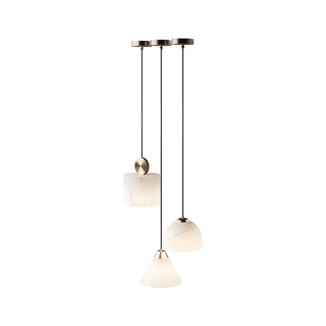 3D Model Brixen-b Pendant Light - TurboSquid 2365822