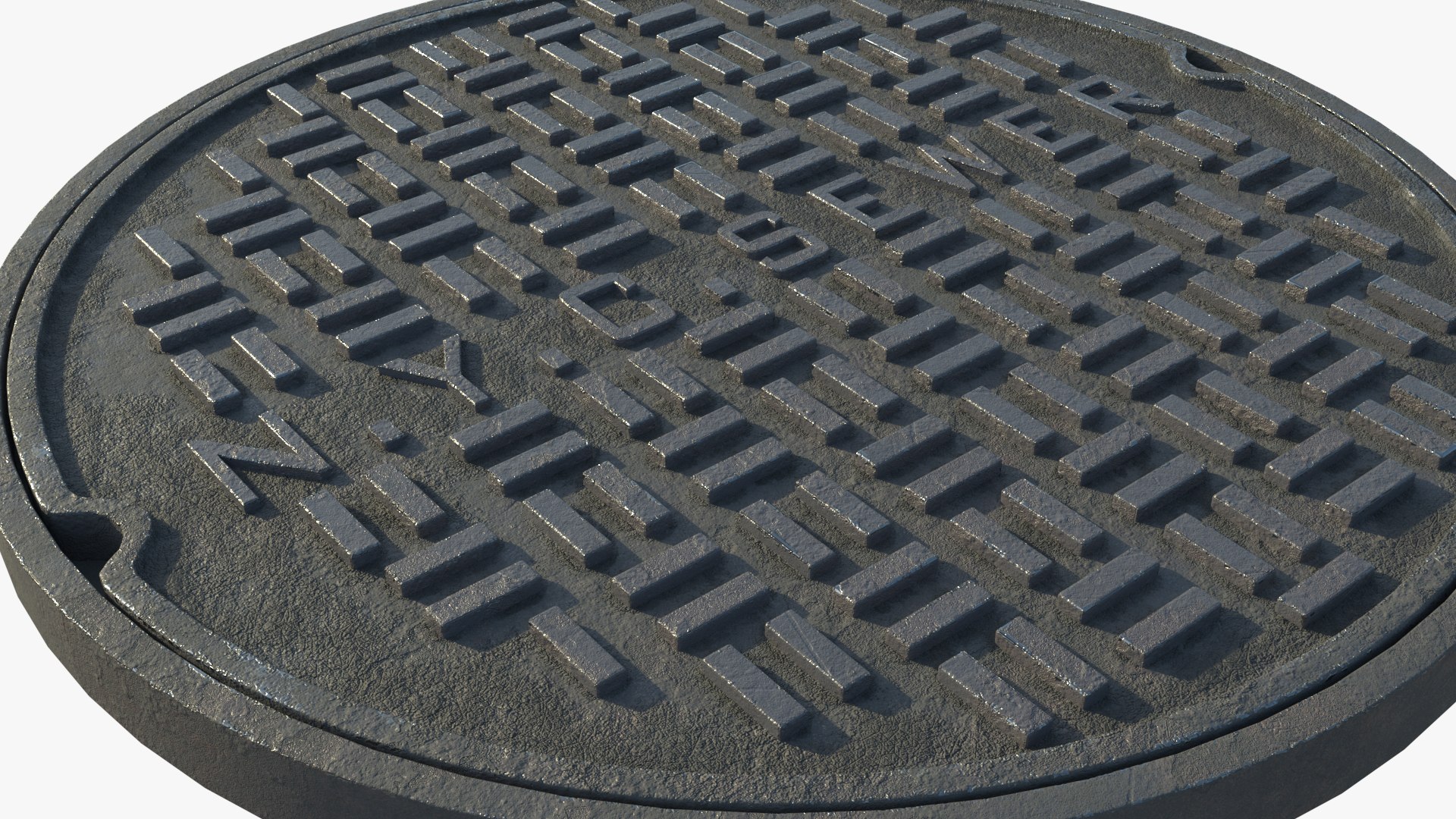 3D Model Manhole Cover - TurboSquid 1952932