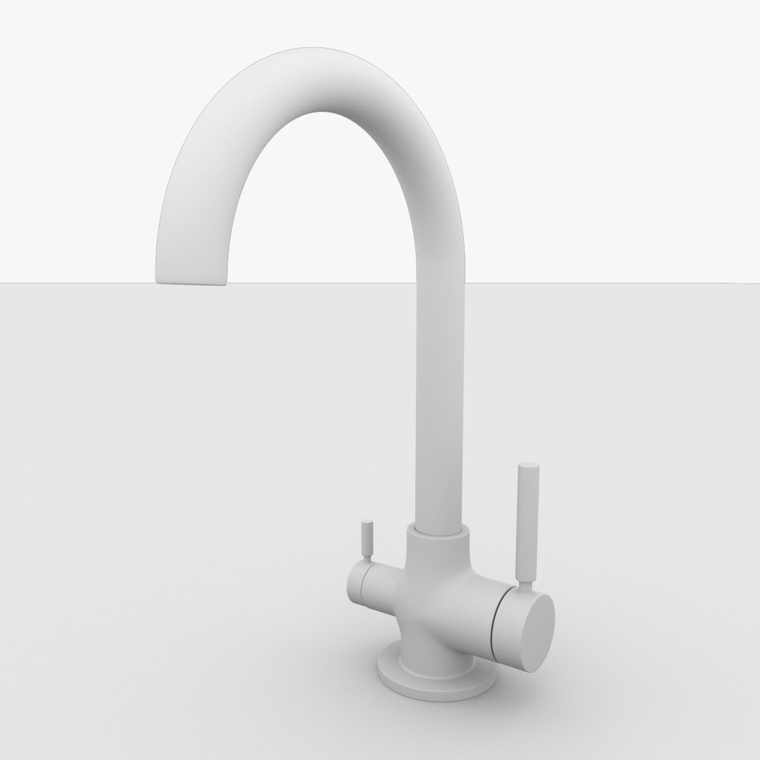 3d Water Tap Model
