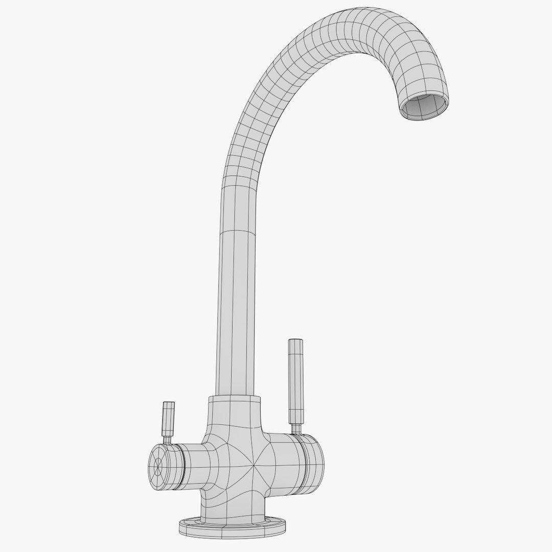 3d Water Tap Model