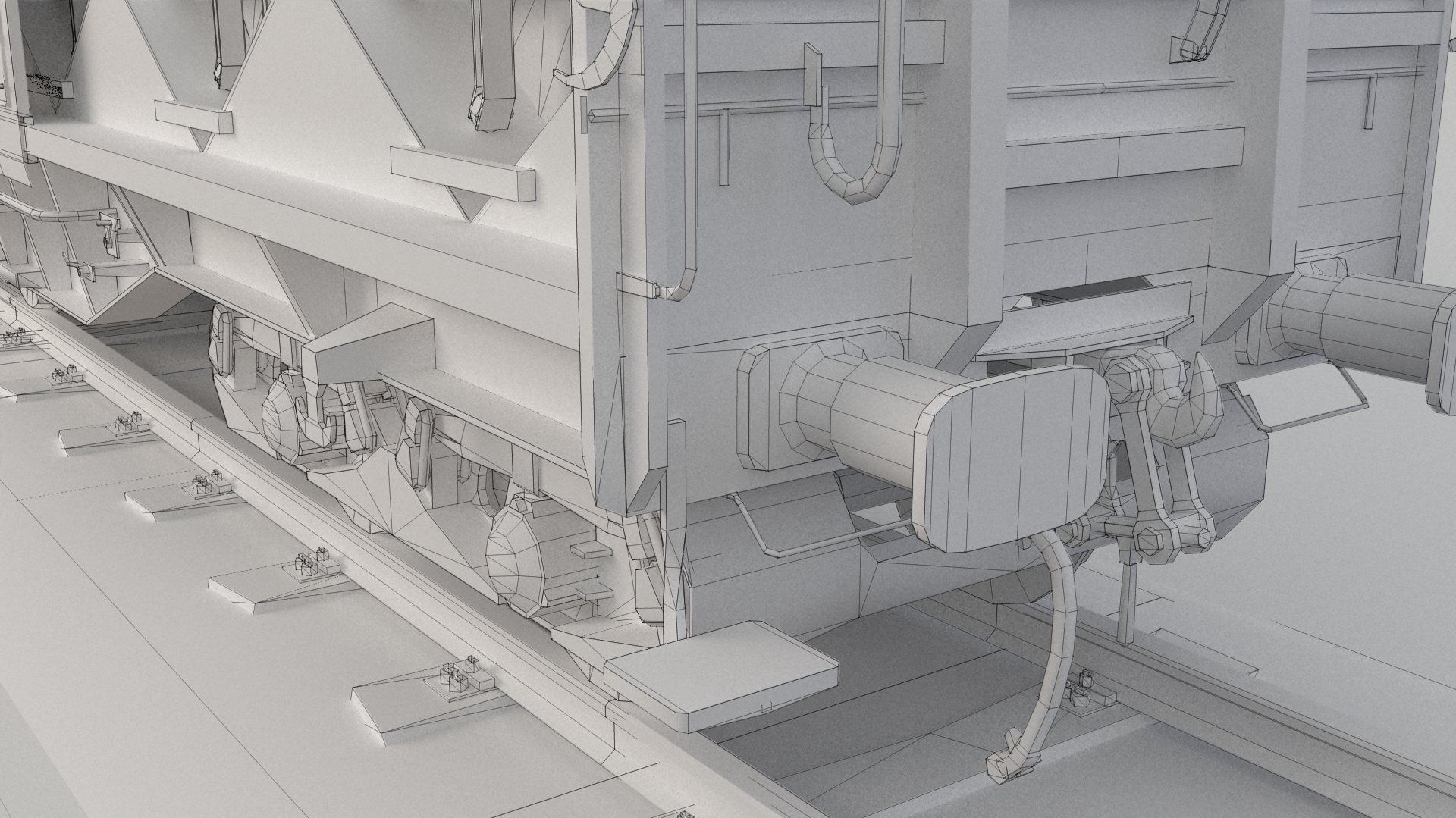3D Container Train Spool Model - TurboSquid 1524244