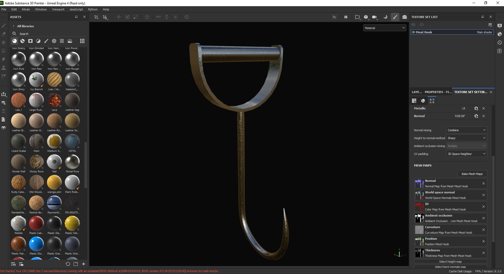 3D Meat Hook Model - TurboSquid 2127282