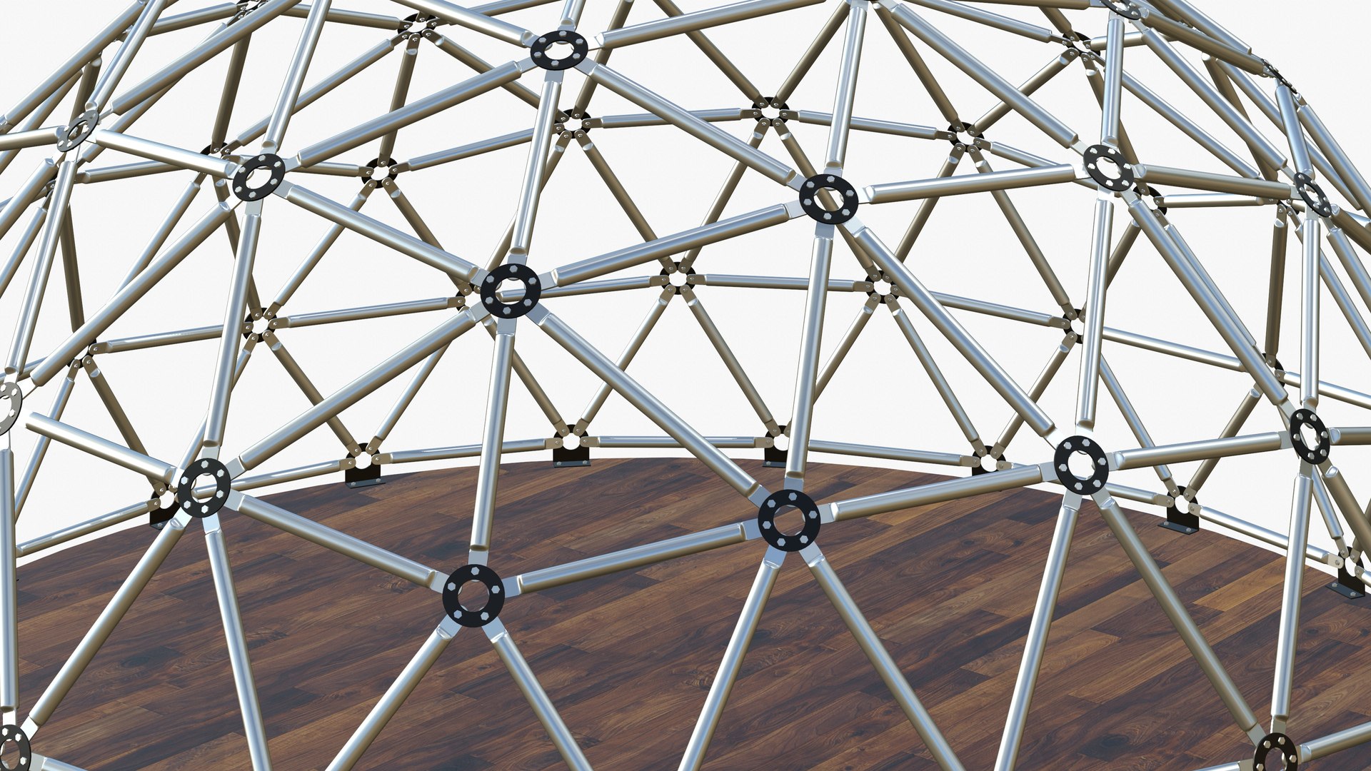 Geodesic Dome V4 3D Model - TurboSquid 1870477