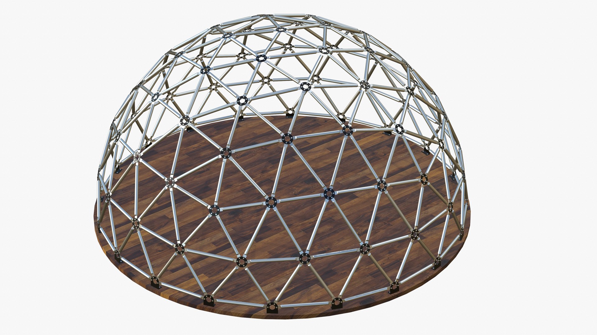 Geodesic Dome V4 3D Model - TurboSquid 1870477